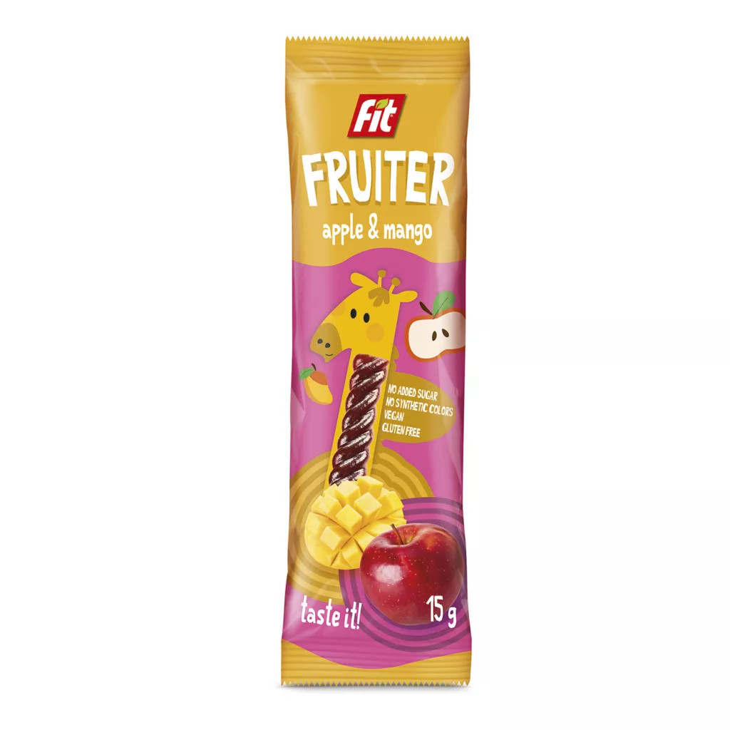Fit fruiter alma+mangó gyümölcszselé 15 g - Delfinbúvár Vegy