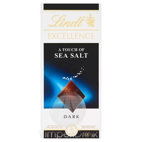Lindt Excellence csokoládé Tengerisós 100g /20/ - Delfinbúvá